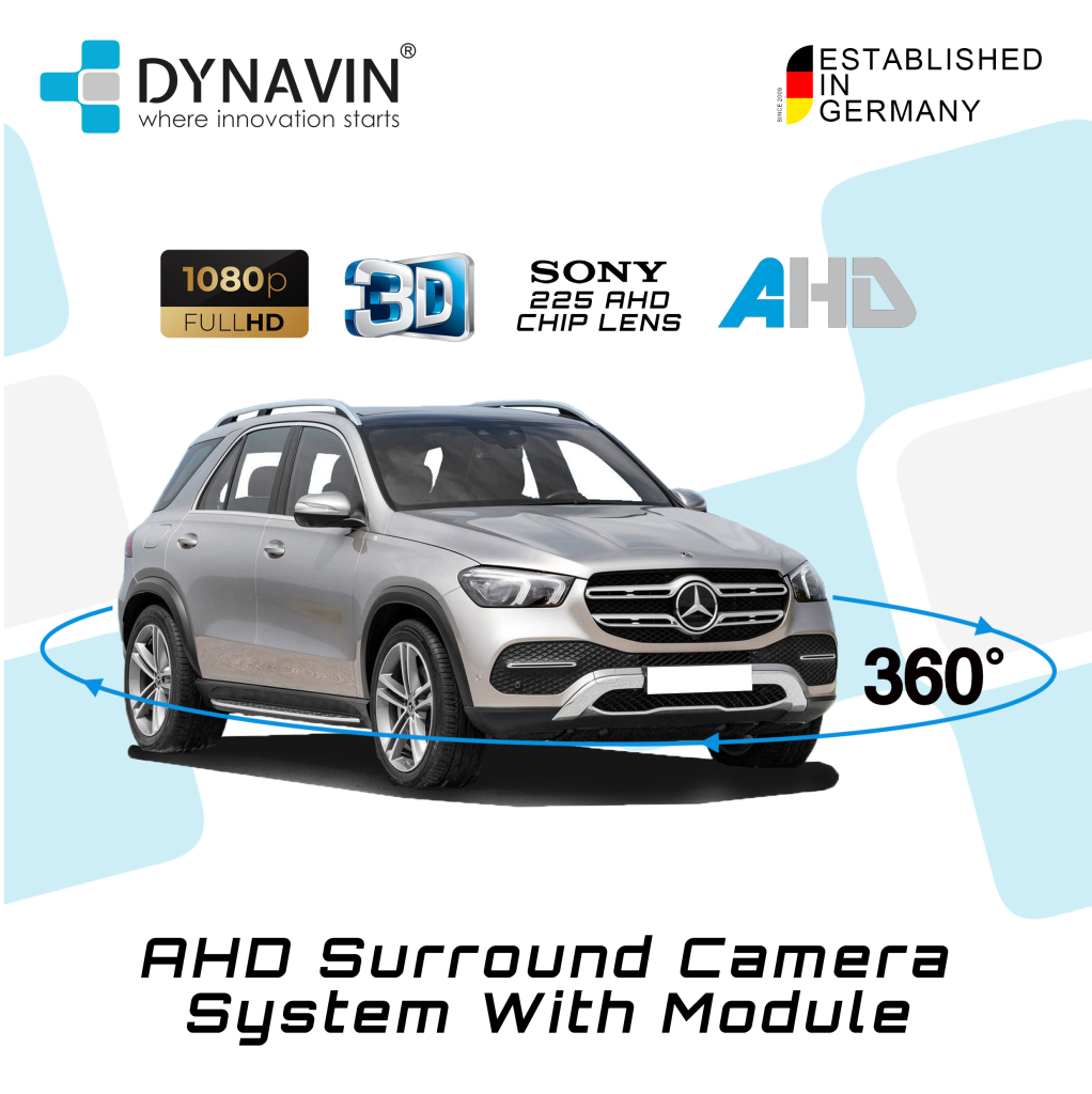 360 Panoramic Camera System 1080p With Control Module Dynavin Malaysia