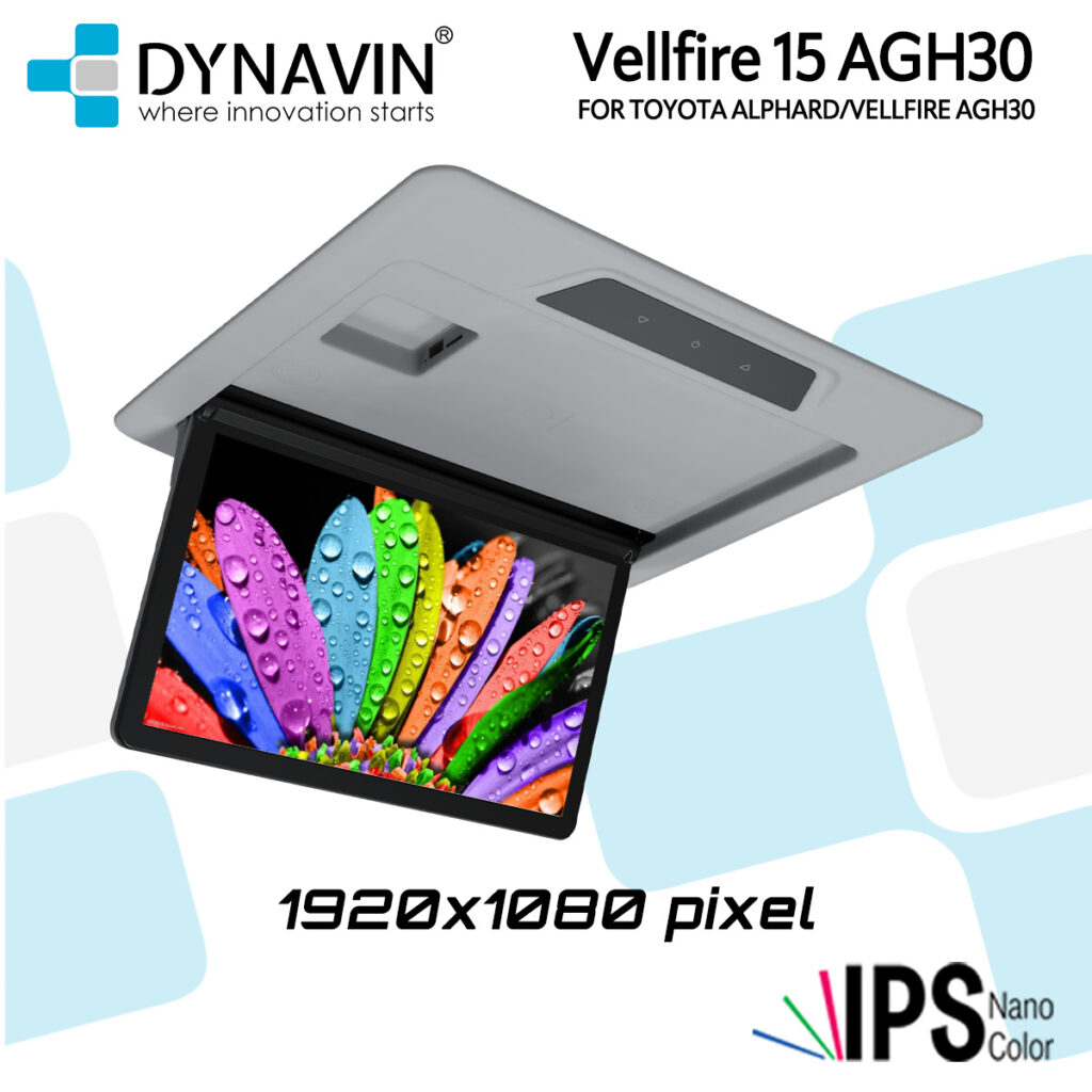TOYOTA ALPHARD & VELLFIRE ANH30 15.6 INCH OEM ANDROID ROOF MONITOR VF15 ...