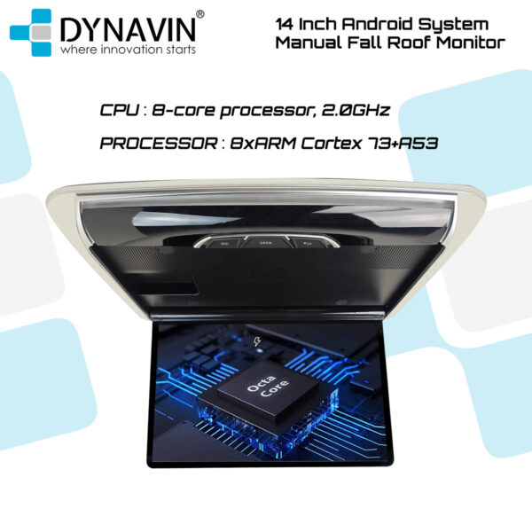 UNIVERSAL DESIGN 14 INCH ROOF MONITOR - Dynavin Malaysia